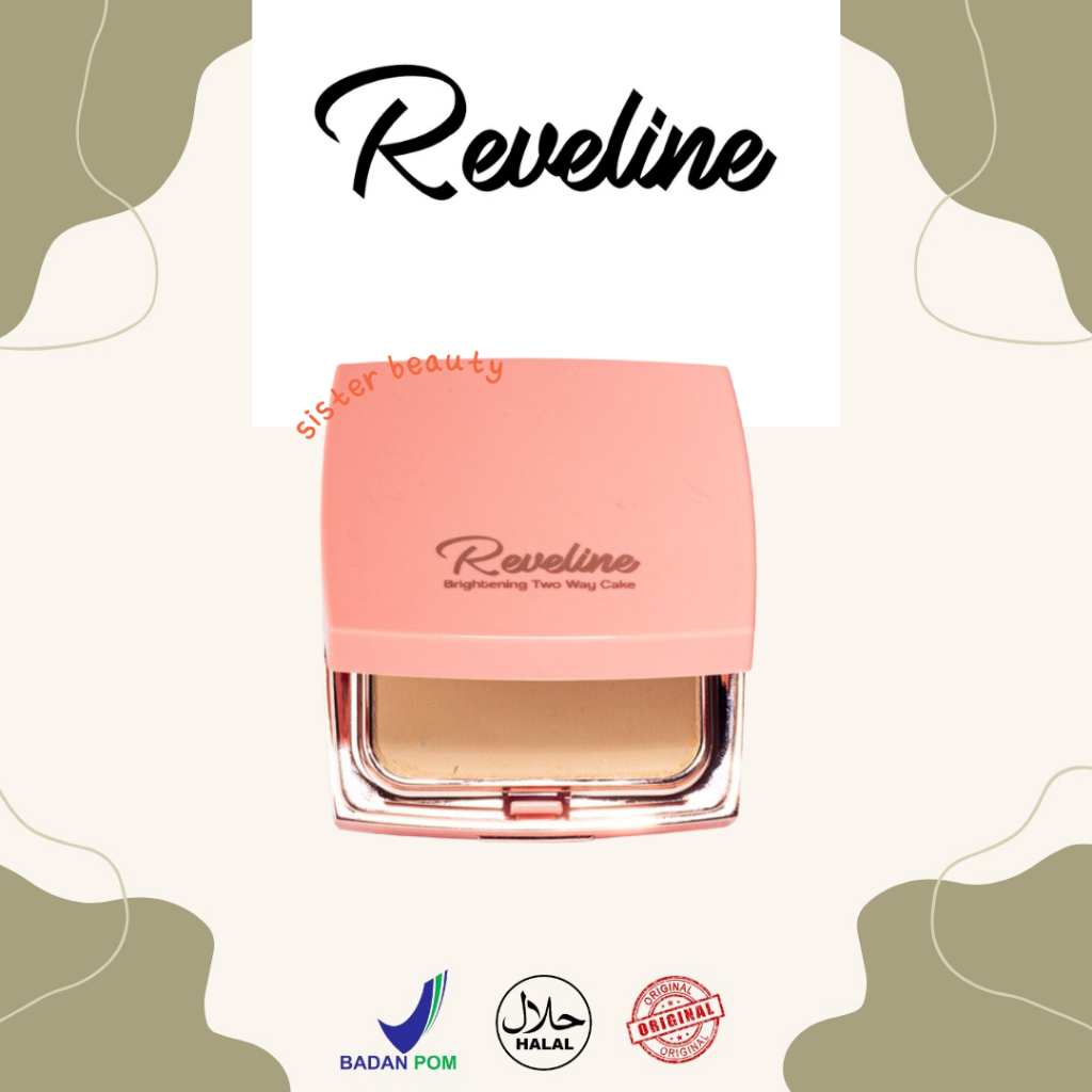 Jual SisterBeauty - Reveline Brightening Two Way Cake | Bedak TWC | Shopee Indonesia