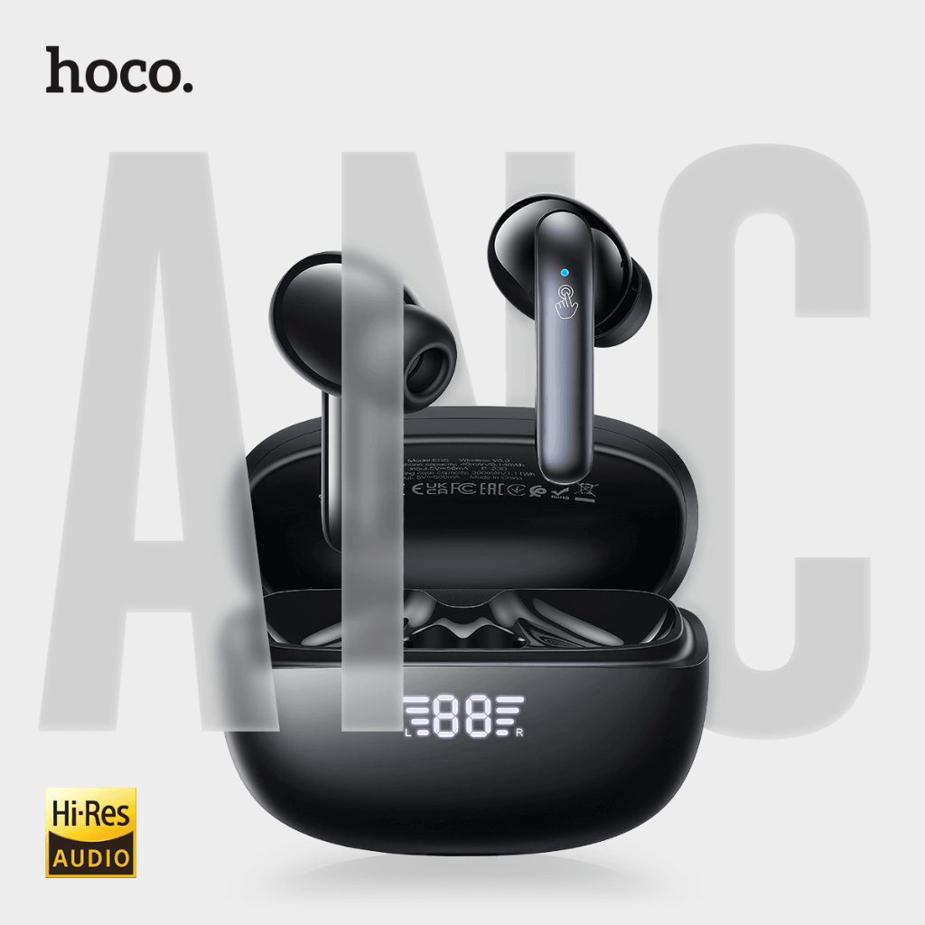Jual Hoco TWS Earbuds Wireless Bluetooth Earphone Headset ANC ENC ...