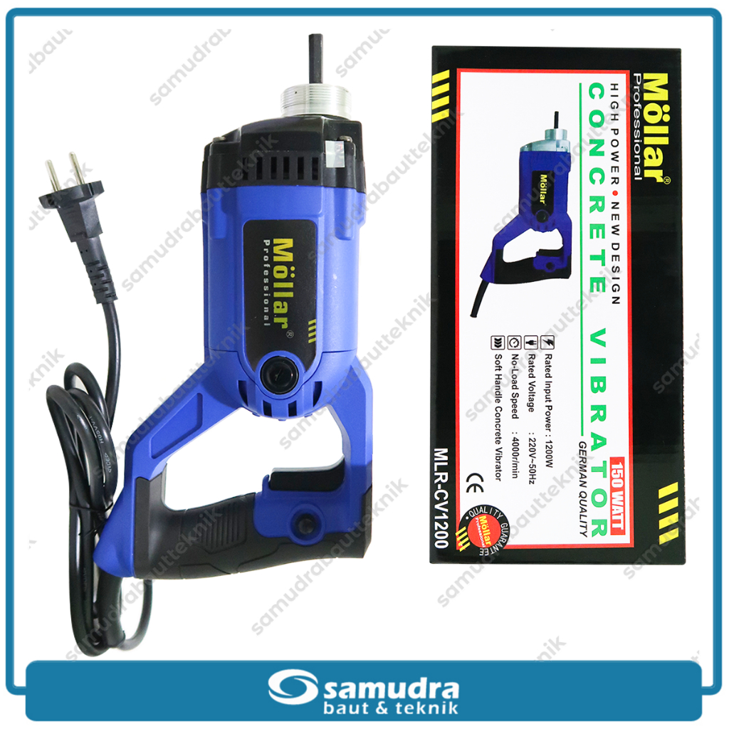 Jual Mesin Concrete Vibrator MOLLAR CV1200 Alat Cor Beton Semen ...