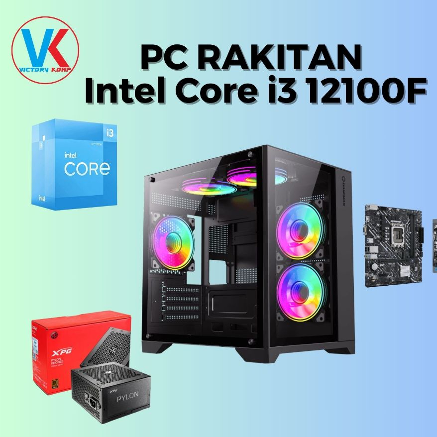 Jual PC Rakitan Intel Core i3 12100F | Ram 16GB | SSD 256GB | Shopee ...