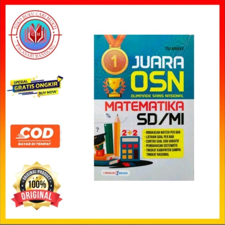 Jual Buku Juara OSN Olimpiade Sains Nasional Matematika SD/MI Terbaru | Shopee Indonesia