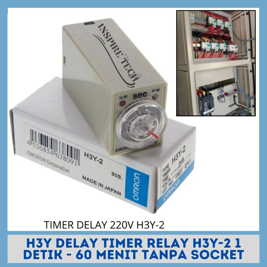 Jual H3y Delay Timer Relay H3y 2 1 Detik 60 Menit Tanpa Socket Shopee Indonesia