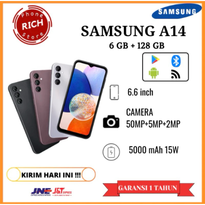 Jual SAMSUNG GALAXY A14 RAM 6/128 | Shopee Indonesia
