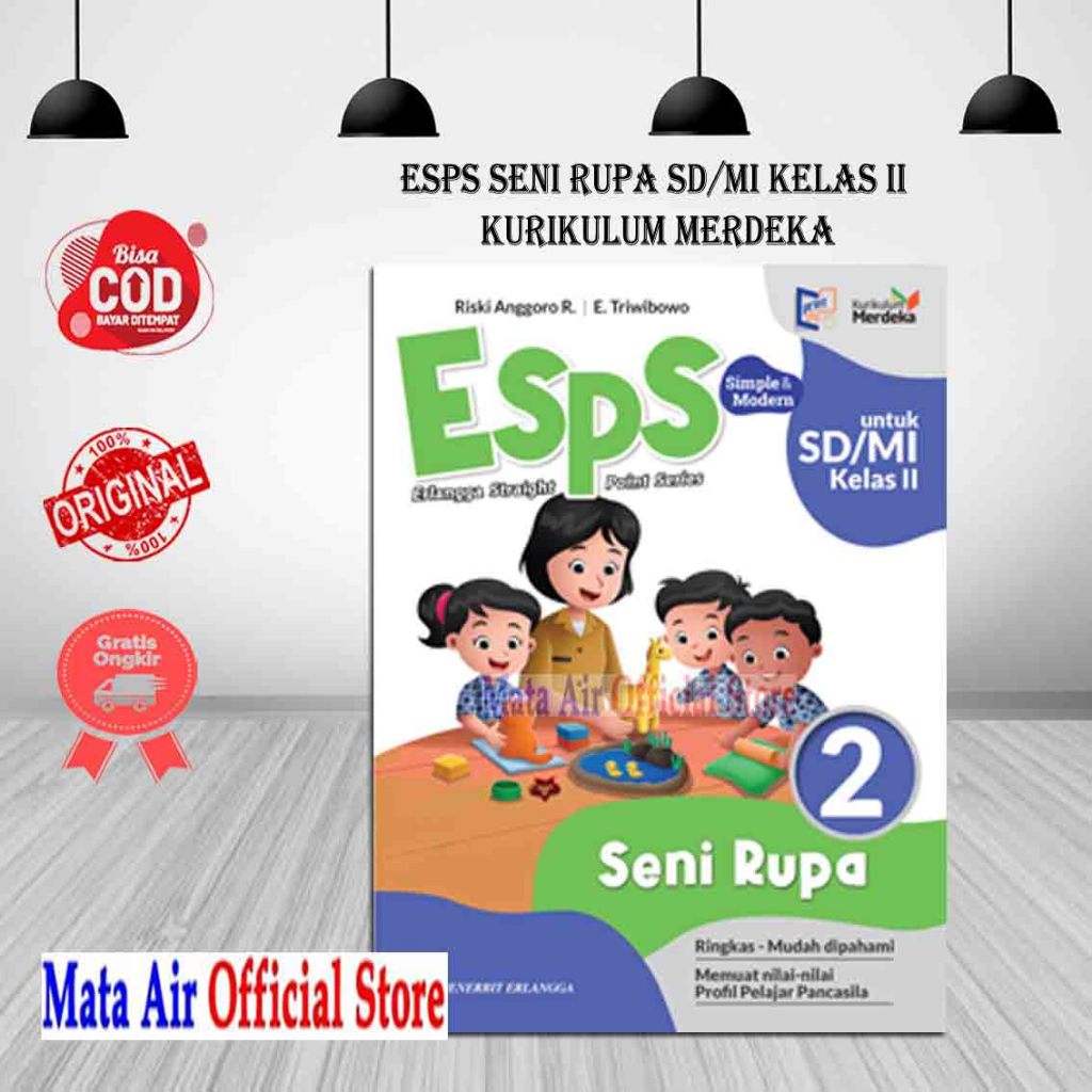 Jual ESPS SENI RUPA SD/MI KELAS 1 2 3 4 5 6 KURIKULUM MERDEKA - ERLANGGA | Shopee Indonesia