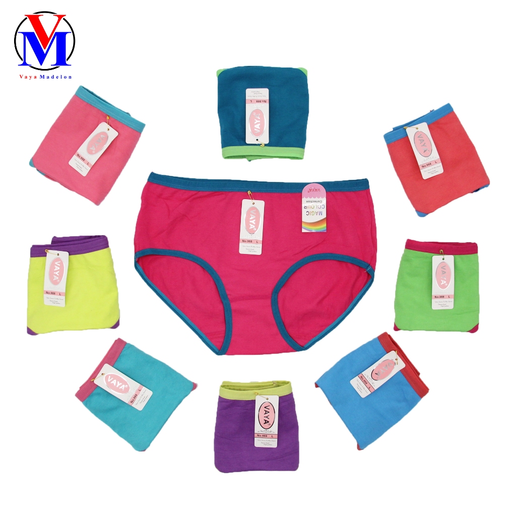 Jual CD VAYA Wanita Art 988 Rainbow(3PCS) | Shopee Indonesia