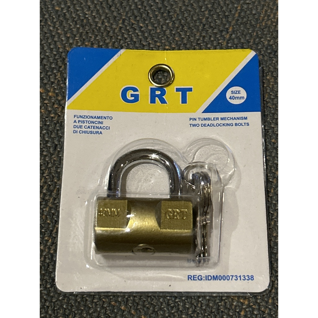 Jual Gembok Balok Kuning GRT (mdl VIRO) 40mm | Shopee Indonesia