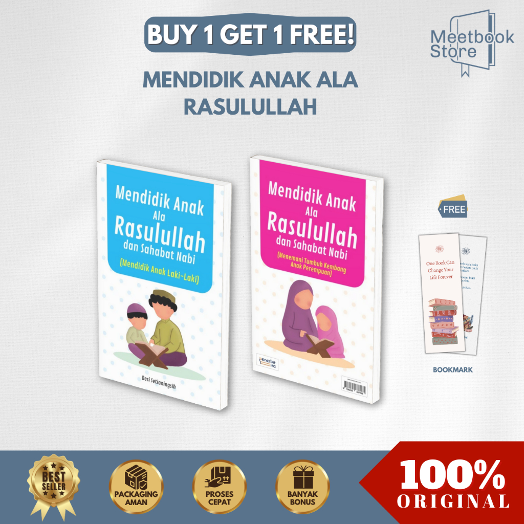 Jual BUKU PARENTING ISLAMI - CARA MENDIDIK ANAK ALA RASULULLAH (2 IN 1) | Shopee Indonesia