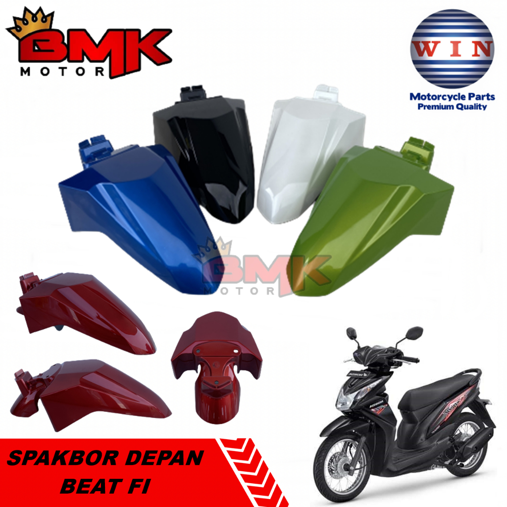 Jual Win Spakbor Depan Beat Fi Dan Esp Hitam Putih Merah Biru Marun ...