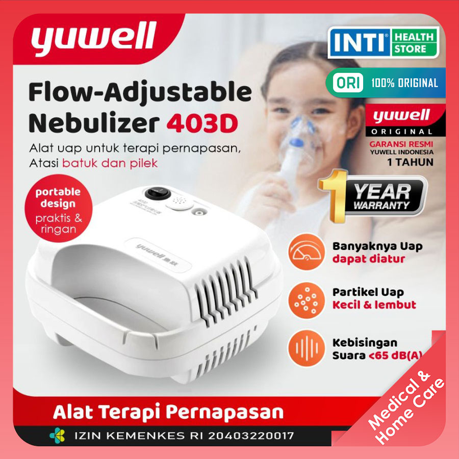 Jual Yuwell | Nebulizer 403 D | Air Compressing Nebulizer | Alat Terapi ...