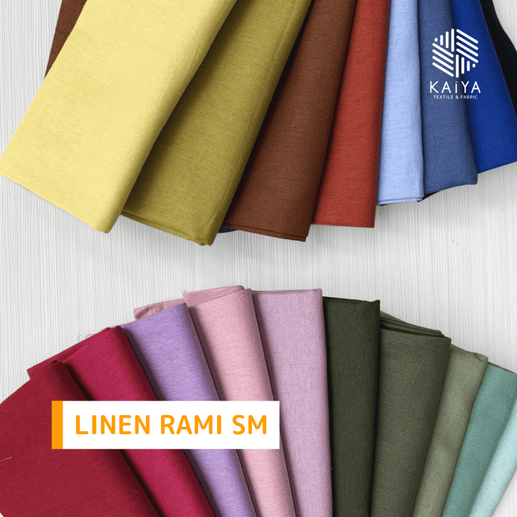 Jual Bahan Kain Linen Rami SM Kaiya Textile Fabric per 0,5 meter ...
