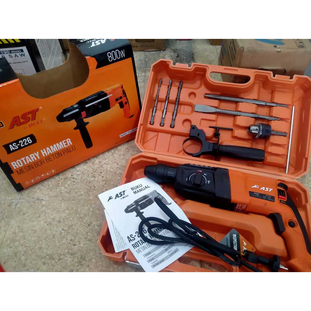 Jual Bor rotary Hammer AST BY BULL - mesin bobok beton - demolition ...
