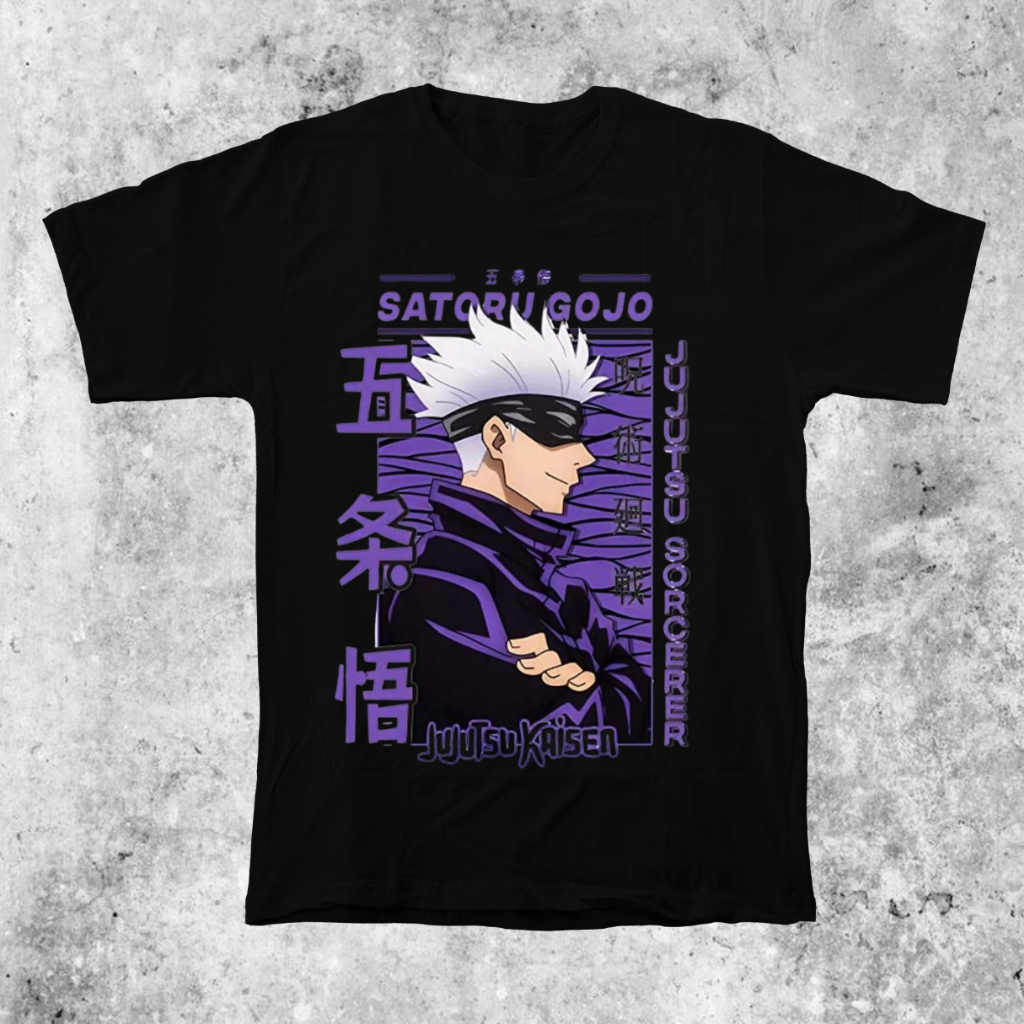 Jual RYUSAN Kaos Anime JUJUTSU KAISEN GOJO SATORU | Shopee Indonesia