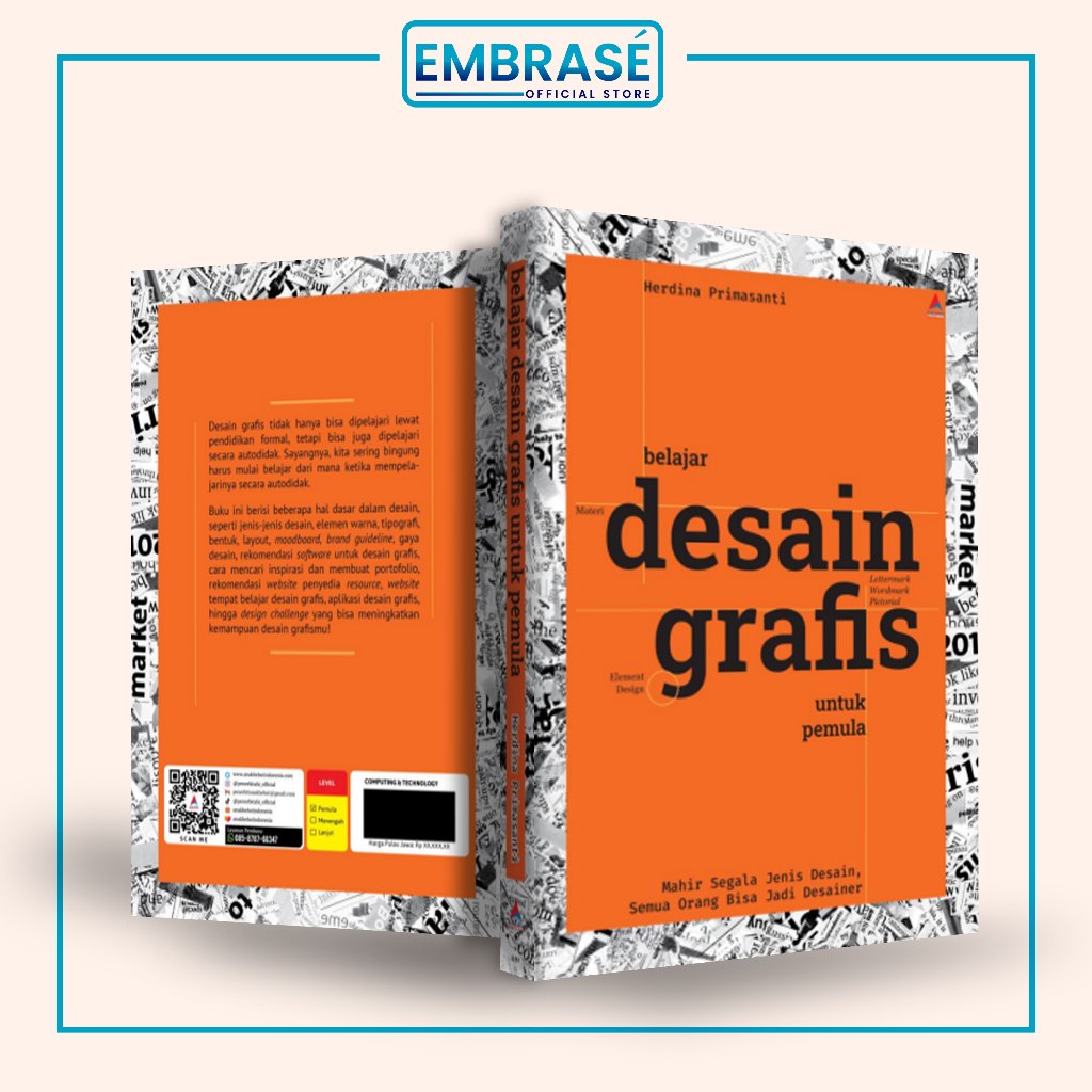 Jual Buku Belajar desain grafis untuk pemula : mahir segala jenis ...