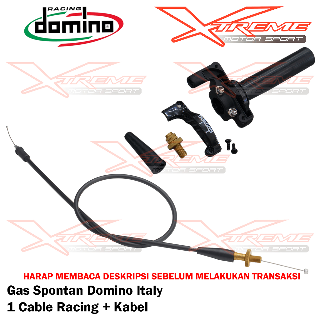 Jual Gas Spontan Domino Italy 1 Kabel Racing One Cable Universal ...