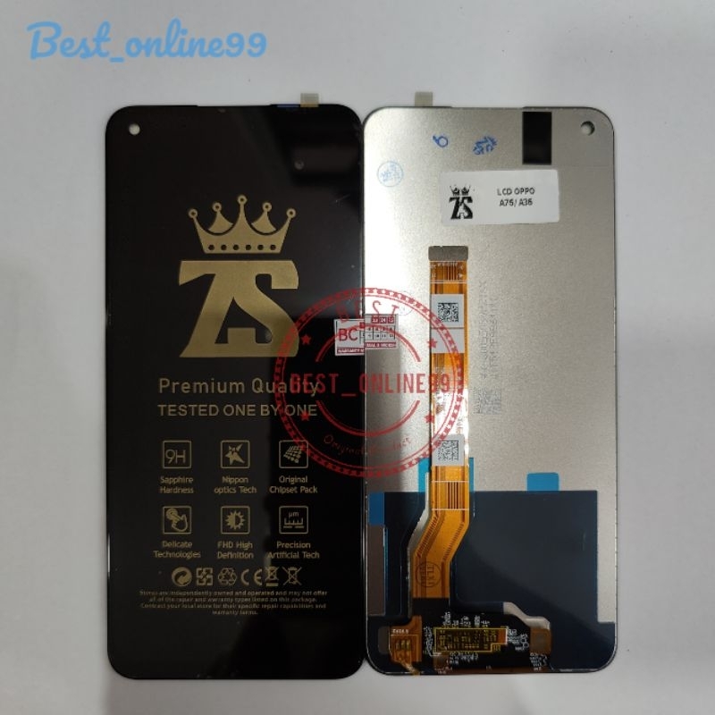 Jual LCD+TOUCHSCREEN OPPO A76/A36/NOTE 9 PRO 5G BLACK | Shopee Indonesia
