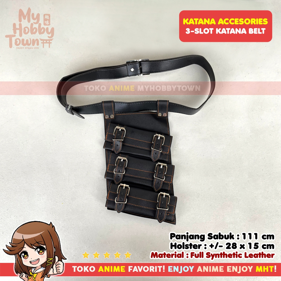 Jual Belt Ikat Pinggang Anime Cosplay Sword Holder Holster Sabuk Pedang ...
