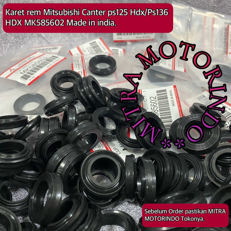 Jual KARET REM MITSUBISHI CANTER HDX PS125/PS136 MK585602 isi 10pcs ...