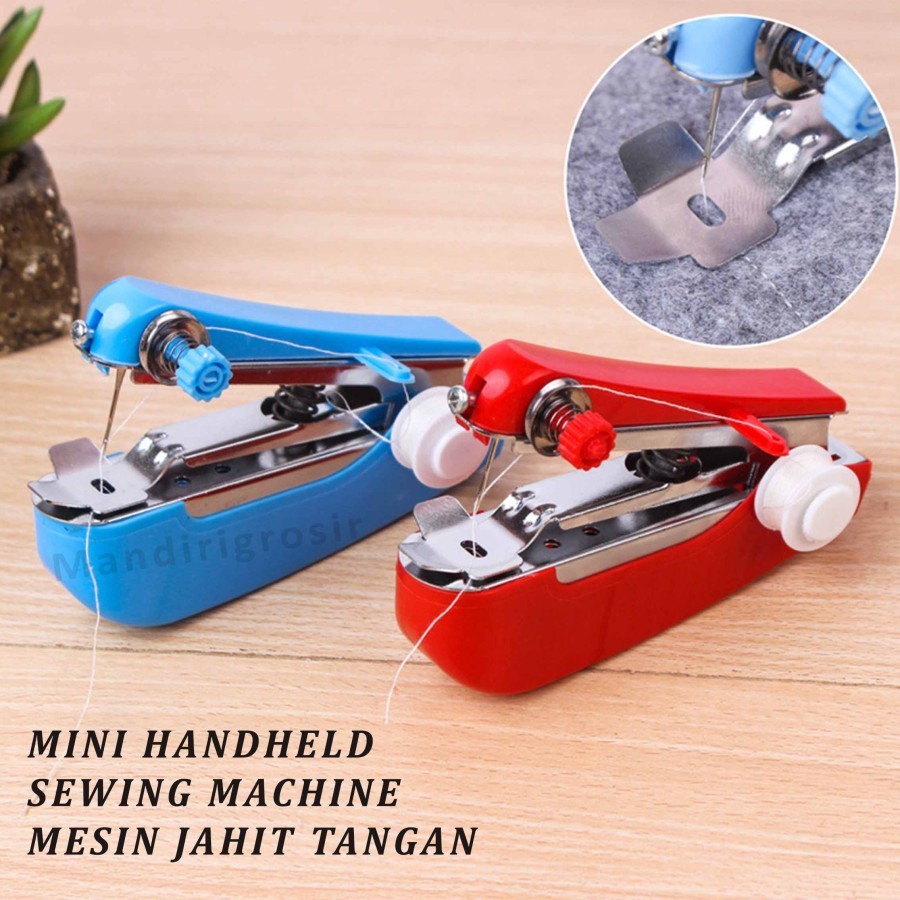 Jual Mesin Jahit Tangan * Mini Handheld * Mesin Mini Portabel | Shopee ...