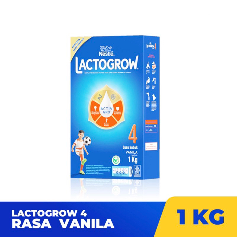 Jual Lactogrow 4 ( Tahap 3-5th) Vanila 1kg | Shopee Indonesia
