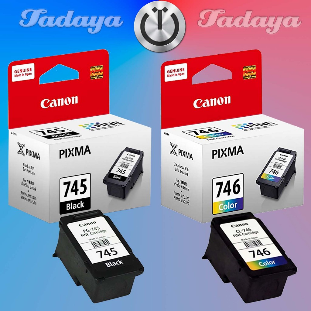 Jual Cartridge PG-745 / CL 746 Canon Original Tinta Catridge PIXMA ...