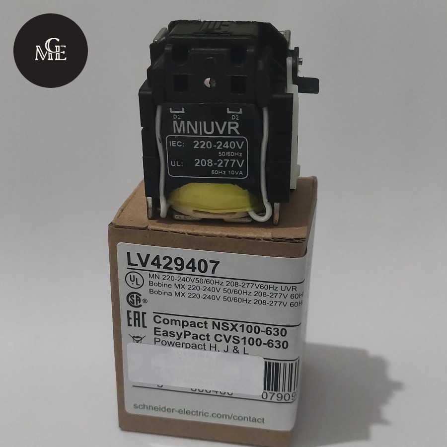 Jual Schneider UVT MN UVR 220V SCHNEIDER LV429407 UNTUK NSX DAN CVS ...
