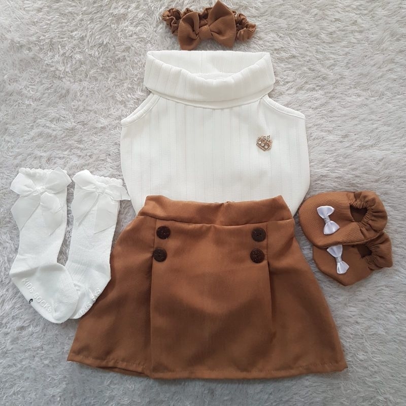 Jual Baju Bayi Stelie Rok Set | Shopee Indonesia