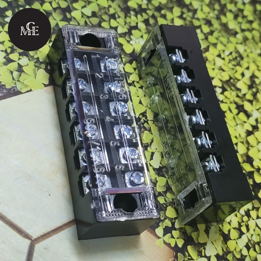 Jual Terminal Block Blok 6P 6POLE 15A TB1506 / TB-1506 VORGE Panel | Shopee Indonesia