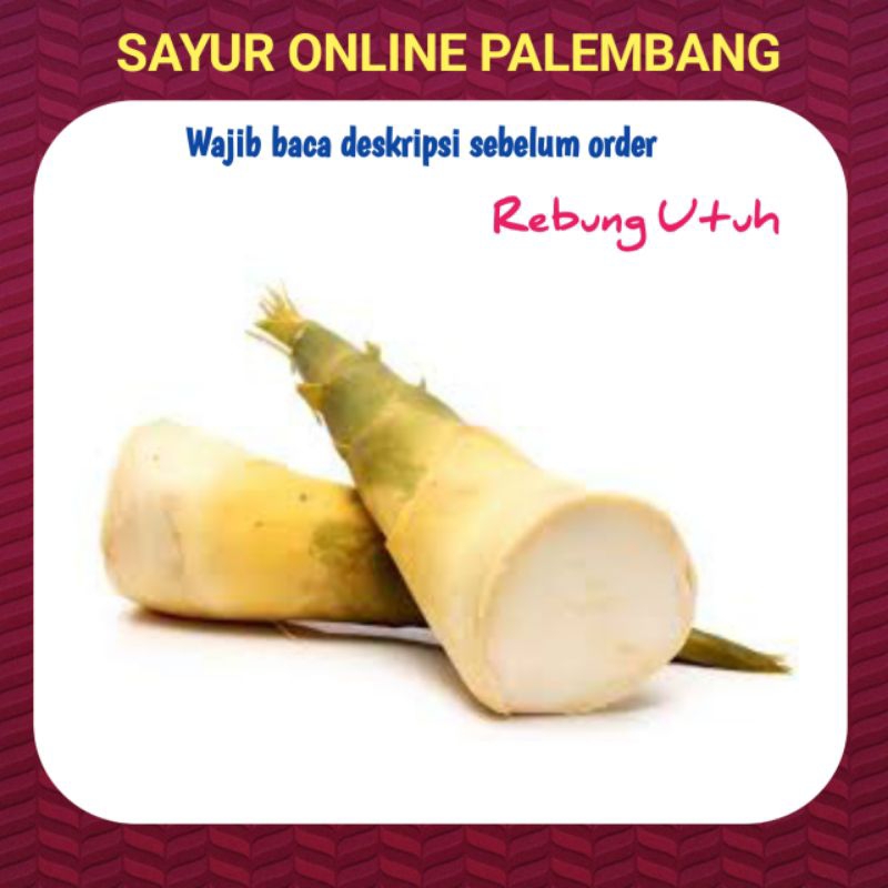 Jual Rebung Bambu Utuh Segar Bersih - Toko Pasar Sayur Sayuran Segar ...