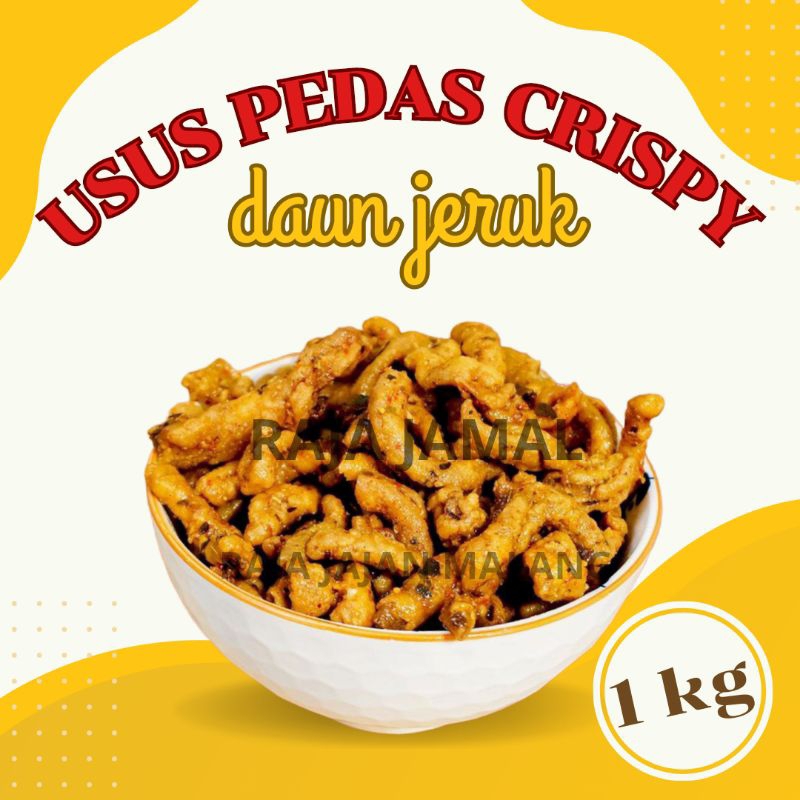Jual RAJA JAJAN MALANG | USUS PEDAS CRISPY 1KG | SNACK PEDAS | Shopee ...