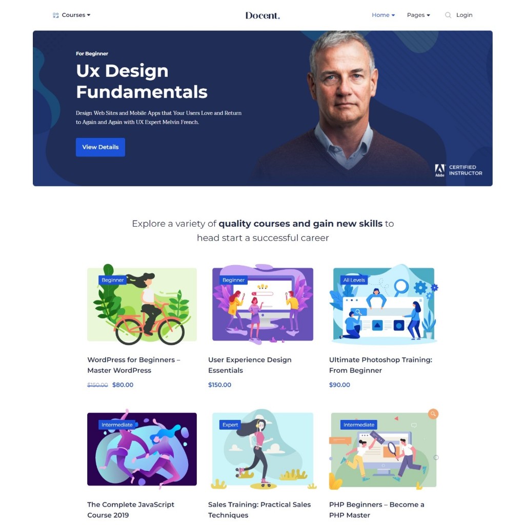 Jual Themes LMS Wordpress - Docent Pro Themeum | Shopee Indonesia