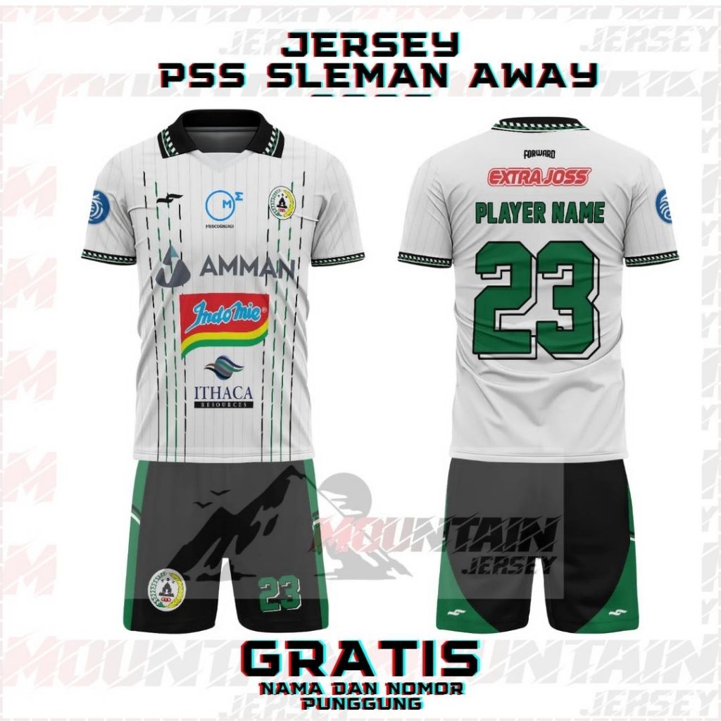 Jual JERSEY PSS SLEMAN AWAY 2023-2024 FULL PRINTING GRATIS NAMA DAN NO PUNGGUNG | Shopee Indonesia