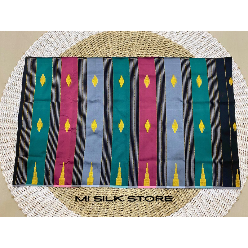Jual Kain Tenun Sutra Bugis Pucuk 3/4 Warna Murah Kualitas Premium ...