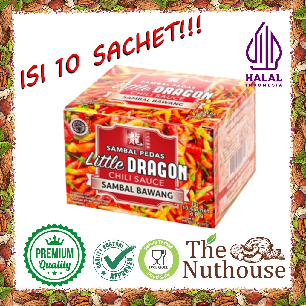 Jual Little Dragon sambal BAWANG KOTAK SACHET / Chili Sauce Box [8g x ...