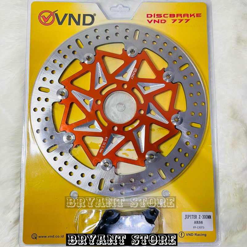 Jual PIRINGAN DEPAN CAKRAM VND AK 66 300MM JUPITER Z MX F1ZR VEGA CNC ...