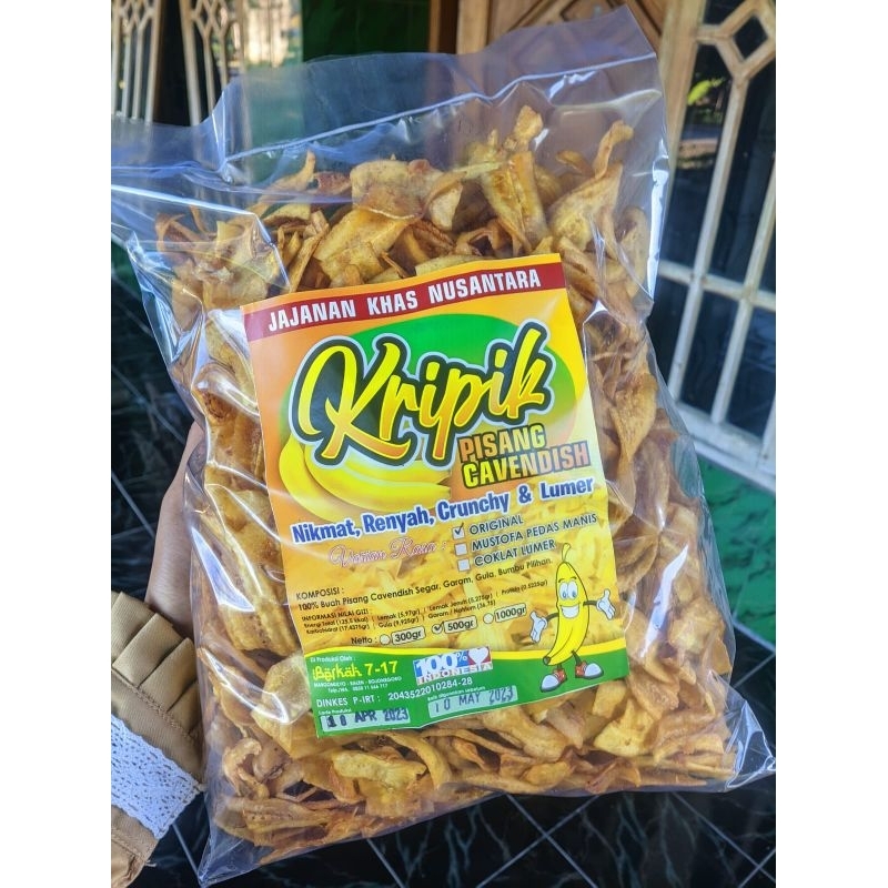 Jual Kripik Pisang Cavendish (Kemasan Kiloan) | Shopee Indonesia