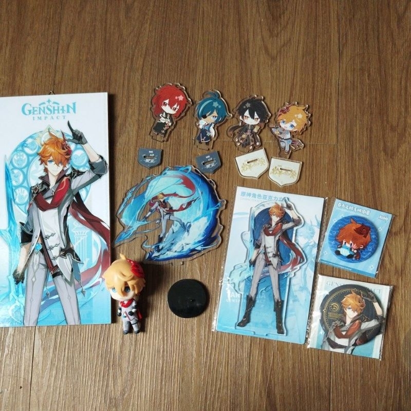 Jual (satuan) Official Standee Badge Pin Childe Tartaglia, Merch ...