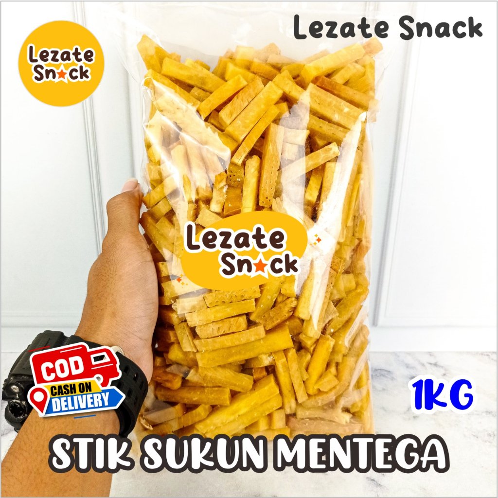 Jual Kripik Stik Sukun Super 1KG Kiloan Empuk Renyah Enak / Keripik ...
