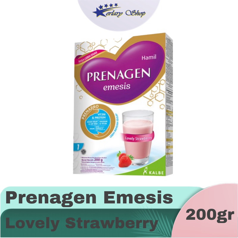 Jual Prenagen Mommy EMESIS Lovely Strawberry 200gr /Prenagen EMESIS Strawberry 200gr | Shopee ...