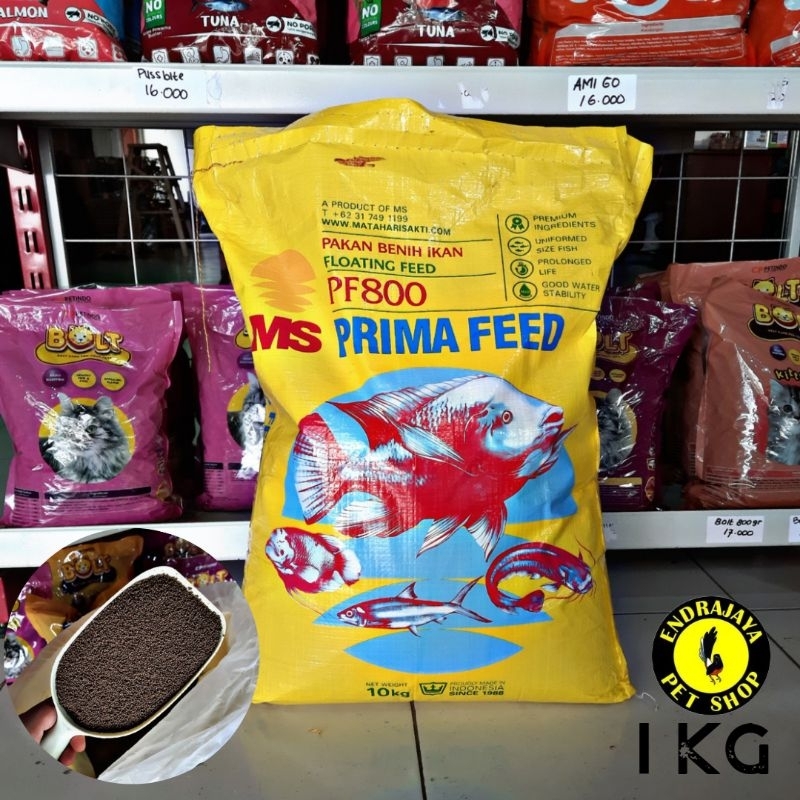Jual PAKAN BENIH IKAN PF 800 MS PRIMA FEED REPACK ORIGINAL TERMURAH ...