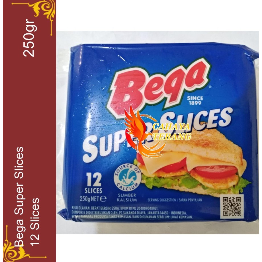Jual Bega Super Slices 12 Slices 250gr / Keju Slice 250 gram | Shopee ...