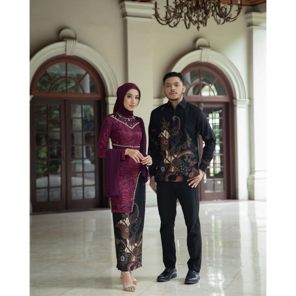 Jual Kebaya Couple Modern Hanna Kebaya Wisuda Set Tunik Lamaran ...