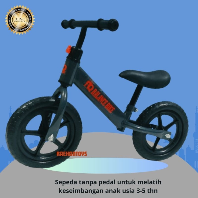 Jual sepeda anak tanpa pedal sepeda balance bike untuk melatih ...