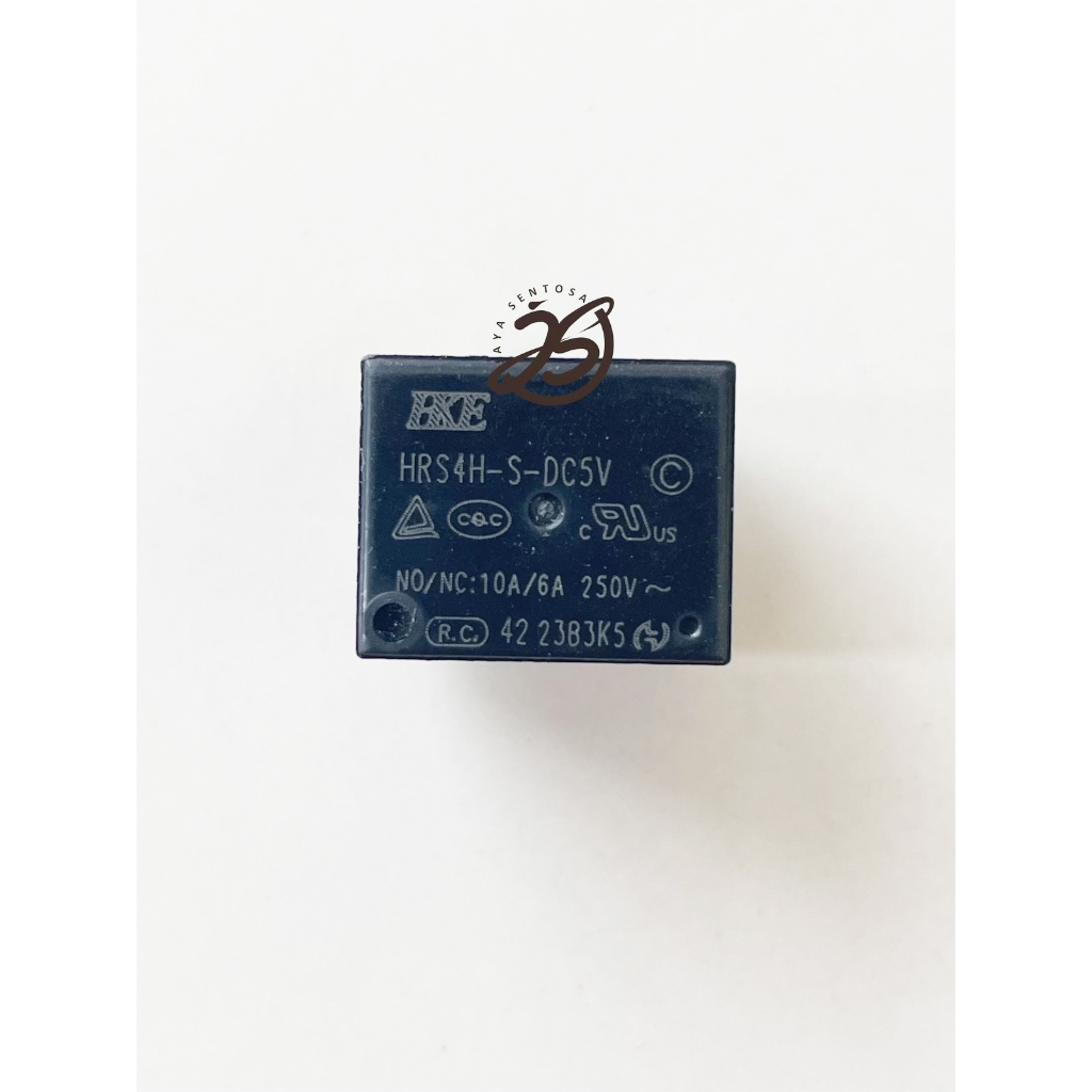 Jual RELAY 5V 5PIN HKE (1 BH) HRS4H-S-DC5V RELAY 5VOLT 5 KAKI 10A ASLI ...