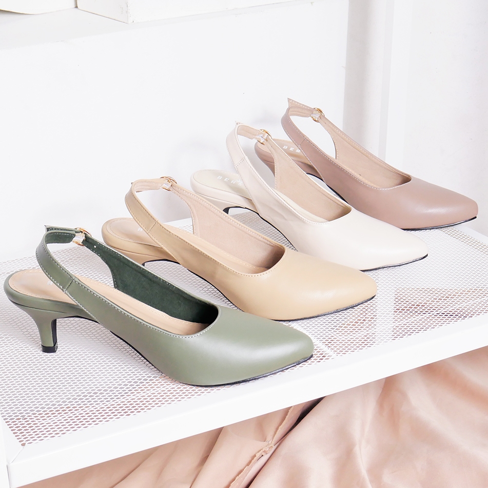 Jual Heels Sepatu Kerja Wanita Branded Original Import Terbaru Sepatu ...
