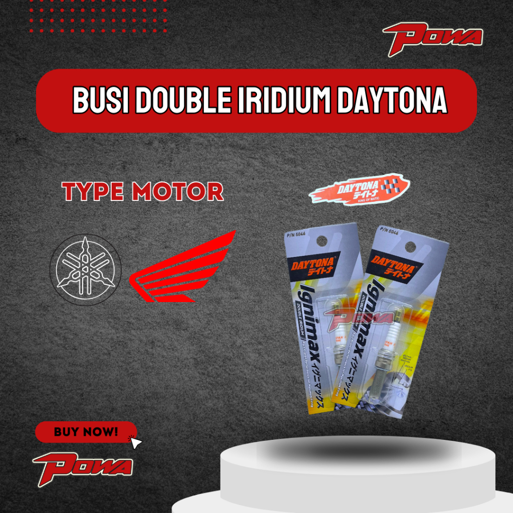 Jual Busi Racing Daytona Double Iridium Vario 160 PCX 160 XMax CBR250RR LMAR8A-9 | Shopee Indonesia