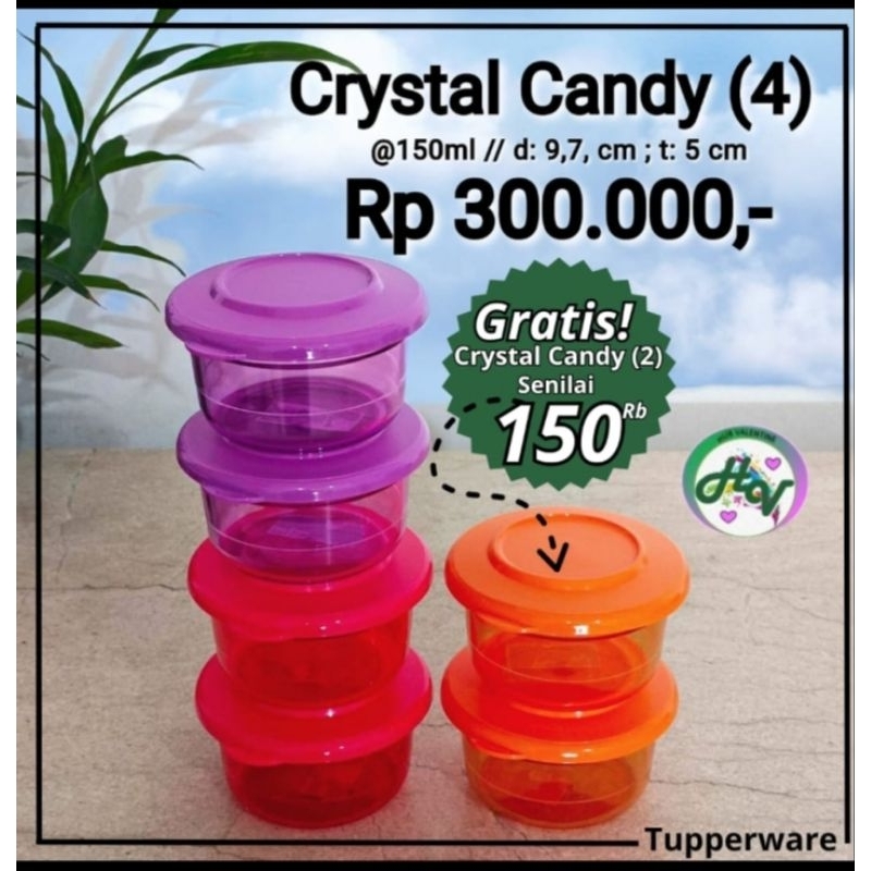 Jual Tupperware Crystal Candy per pcs | Shopee Indonesia