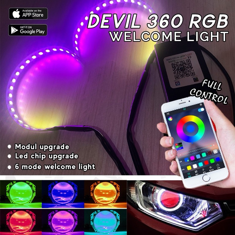 Jual demon eye rgb premium matrix aes | Shopee Indonesia