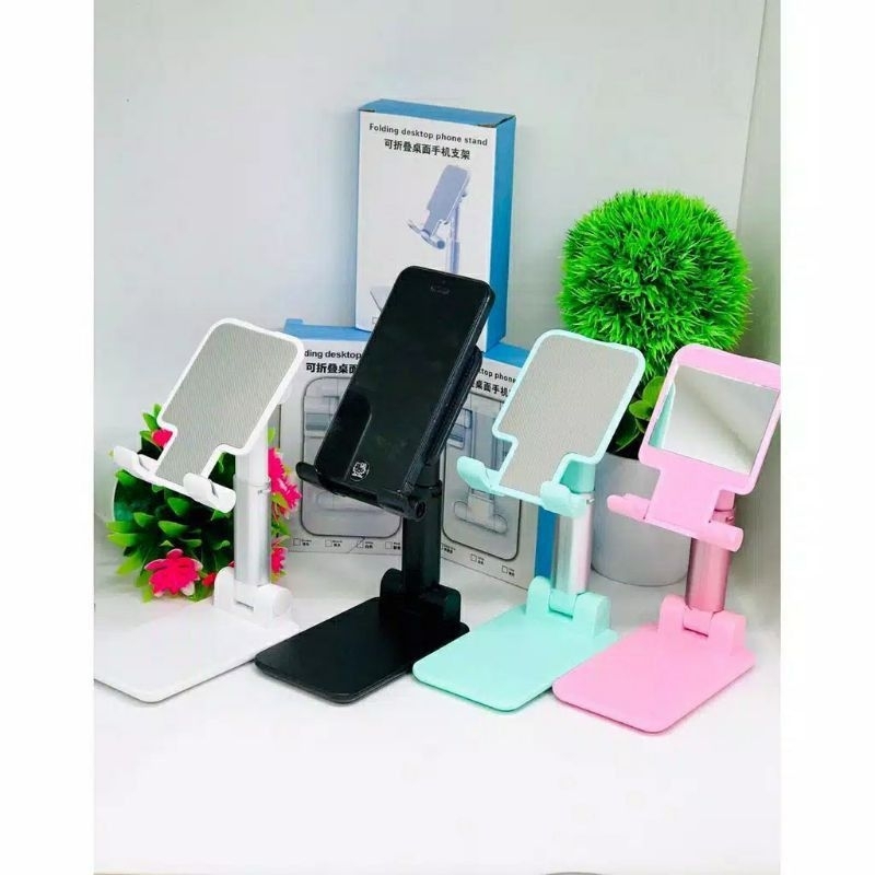 Jual stand hp holder hp universal folding desktop phone holder | Shopee ...