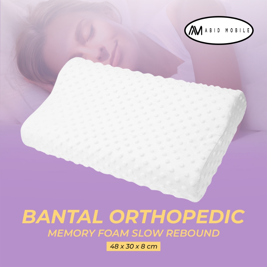 Jual Bantal Kesehatan Orthopedic Memory Foam Slow Rebound Bantal Tidur ...