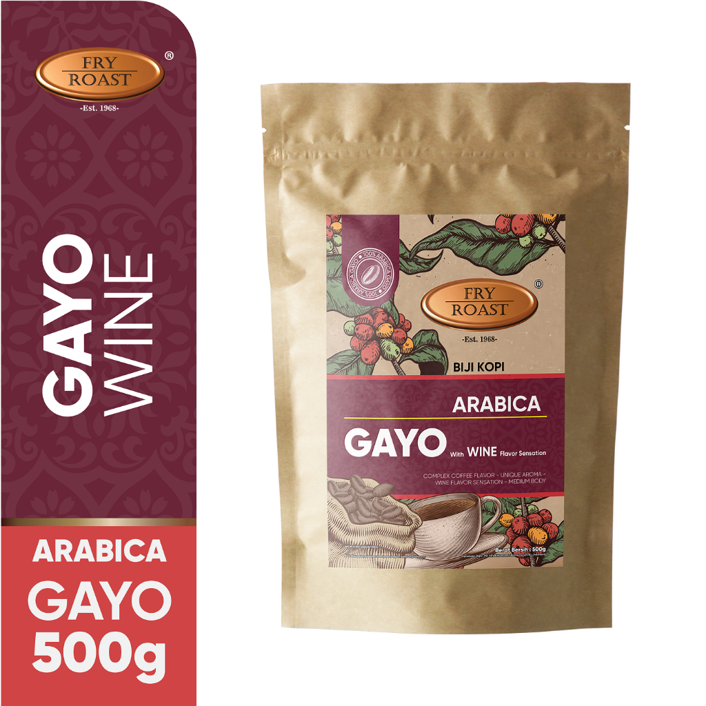 Jual KOPI ARABICA GAYO WINE PROCESS 500 GR BIJI/BUBUK | Shopee Indonesia